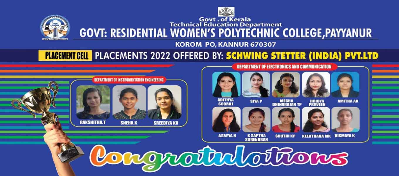 Residential Womens Polytechnic College – Payyannur